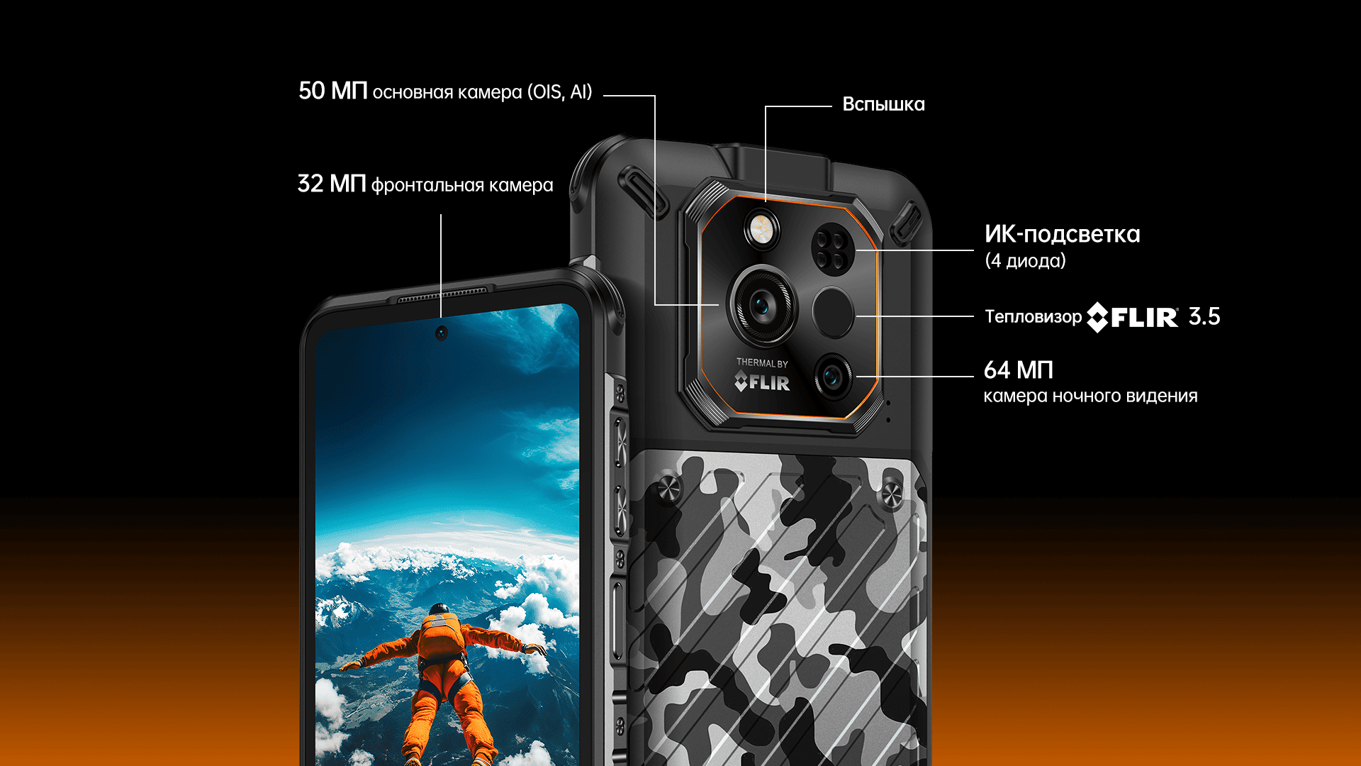 Смартфон RugOne Xever 7 Pro 12/512GB Black (Xever 7 Pro)